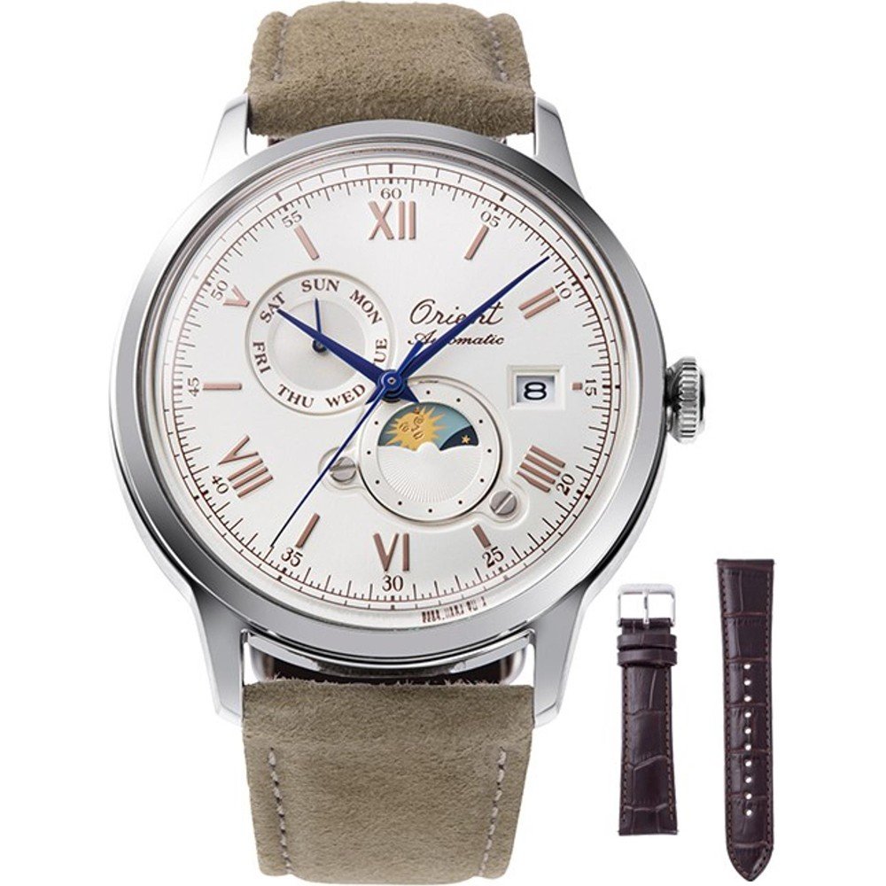 Reloj Orient Bambino RA-AK0808S30B Bambino Sun & Moon - 75th ...